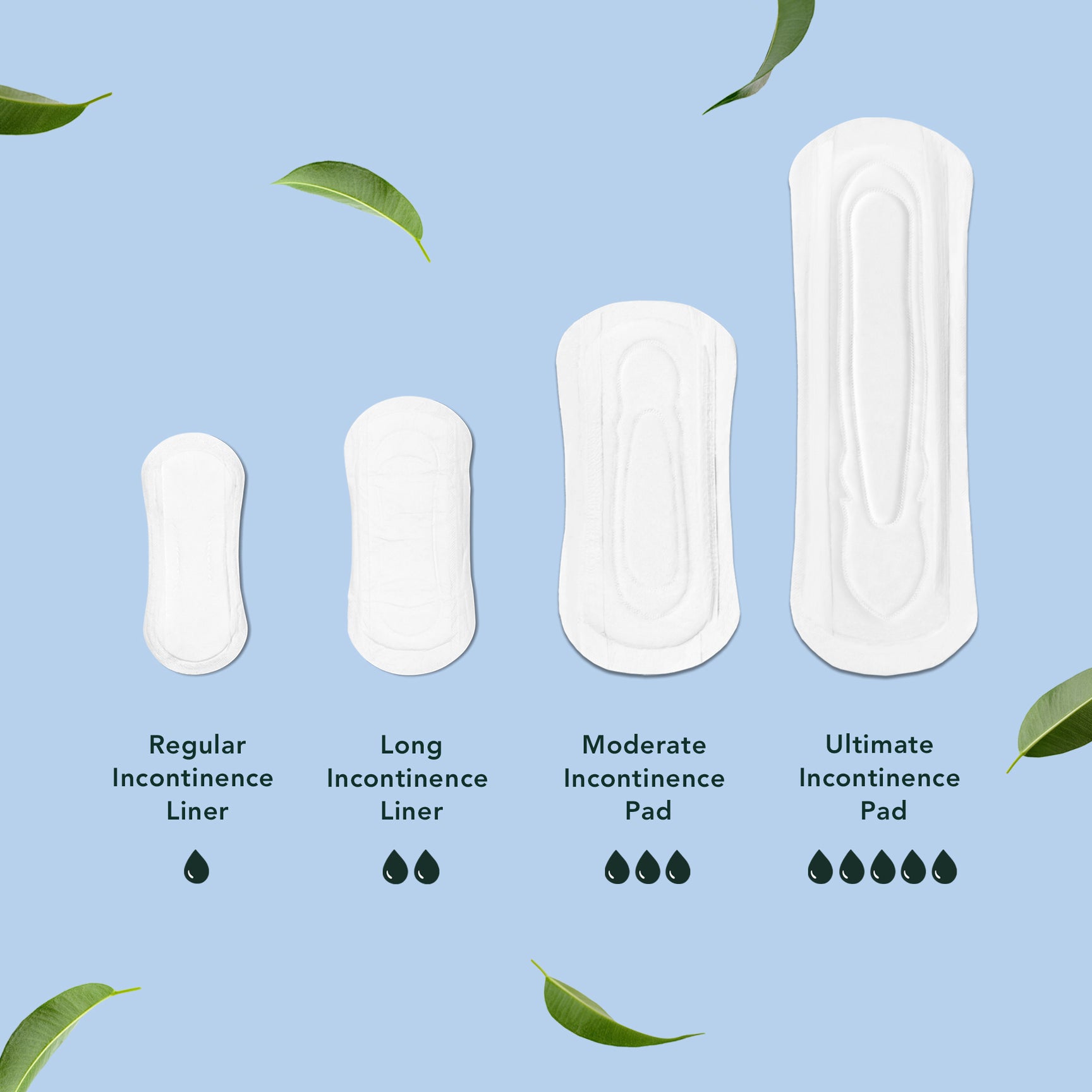 Incontinence Pads | Organic Cotton Cover Incontinence Pads | Rael