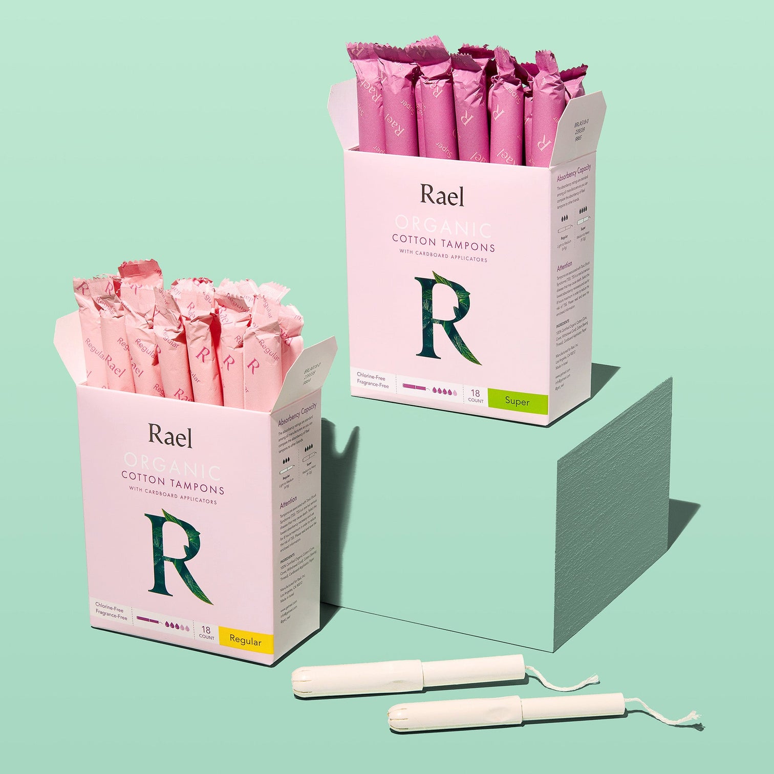 Super Cardboard Applicator Tampons Made With Organic Cotton – Rael