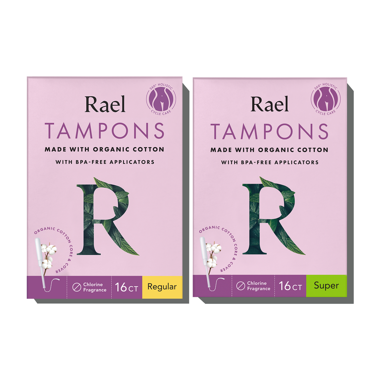 Rael Tampon Variety Pack: Regular/Super Tampon Pack
