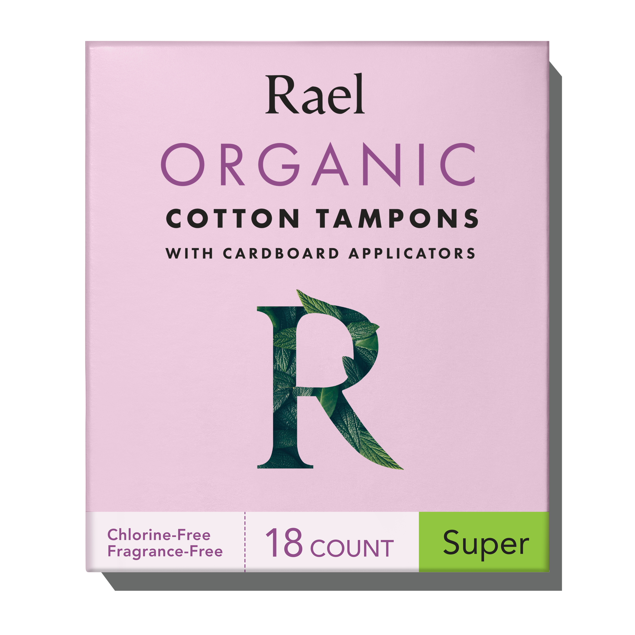 Super Cardboard Applicator Tampons Made With Organic Cotton – Rael