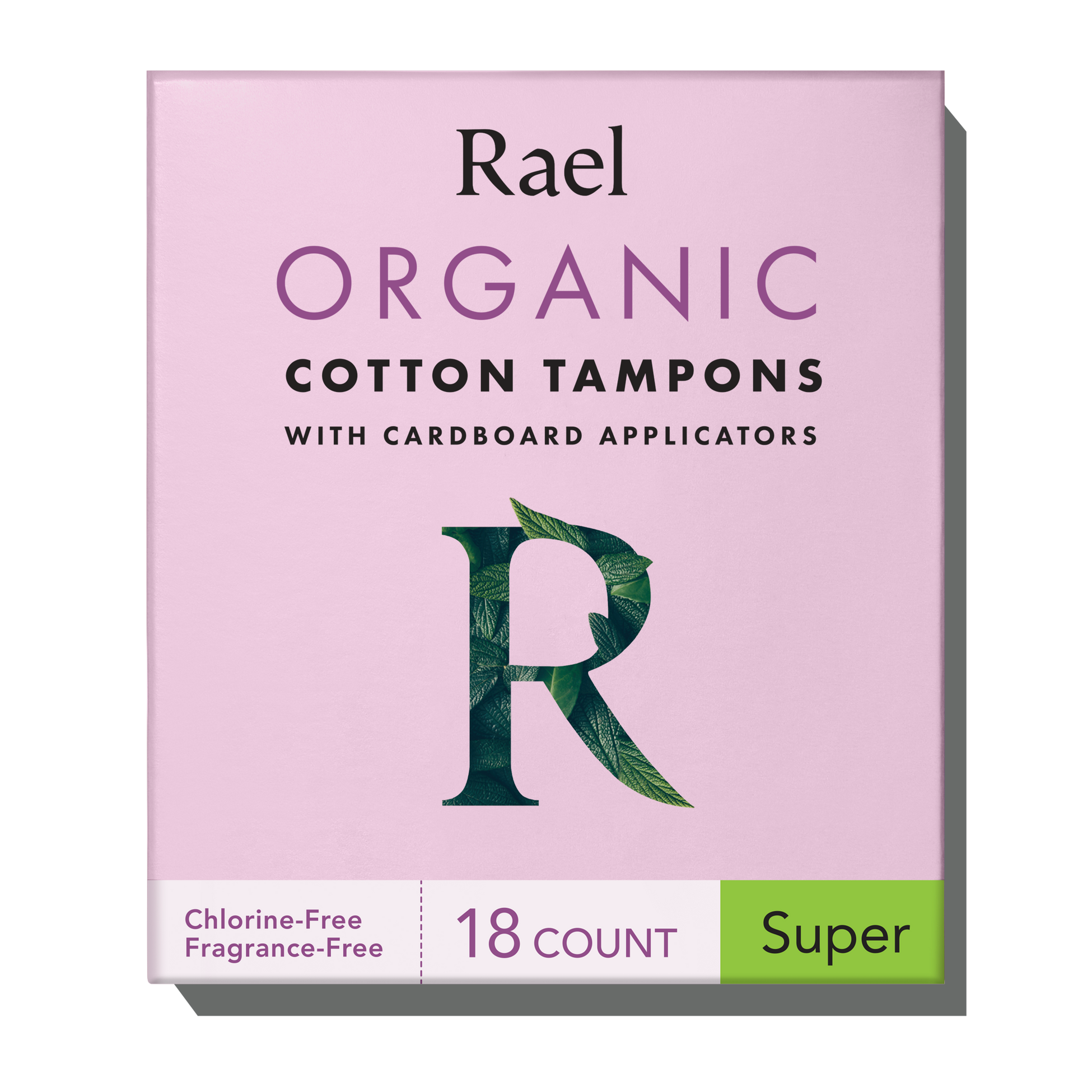 Super Cardboard Applicator Tampons Made With Organic Cotton – Rael