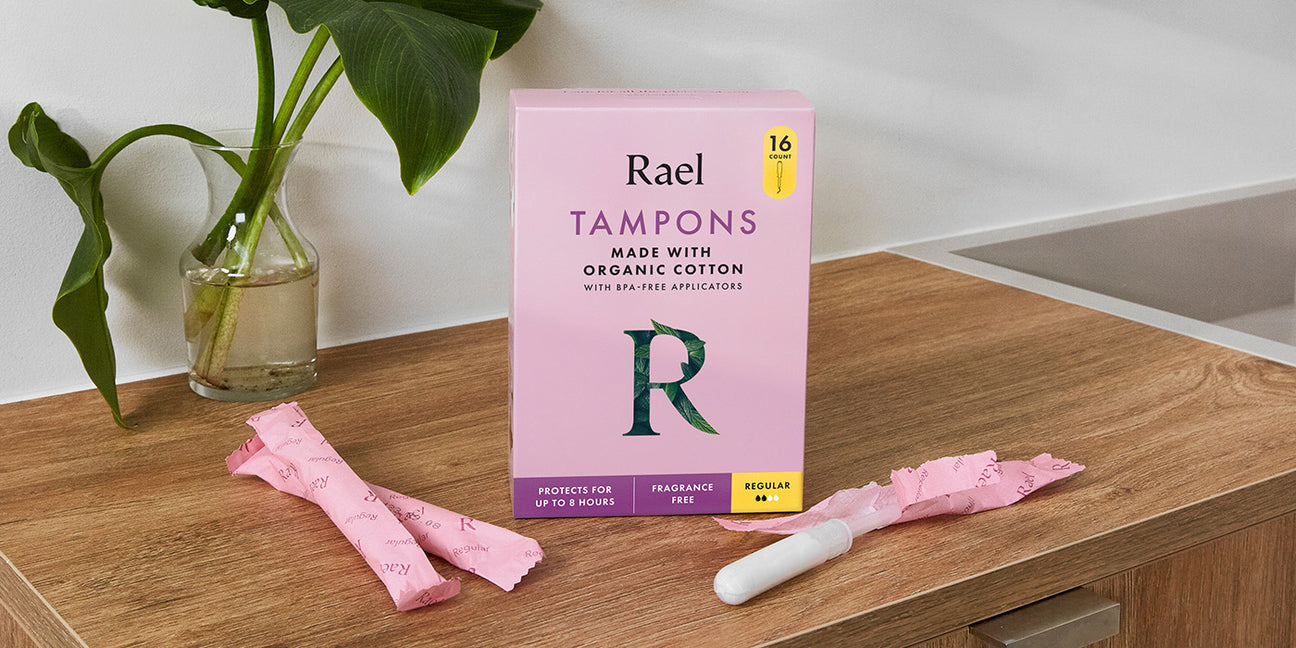Menstrual Tampons | Organic Cotton Core Tampons | Rael
