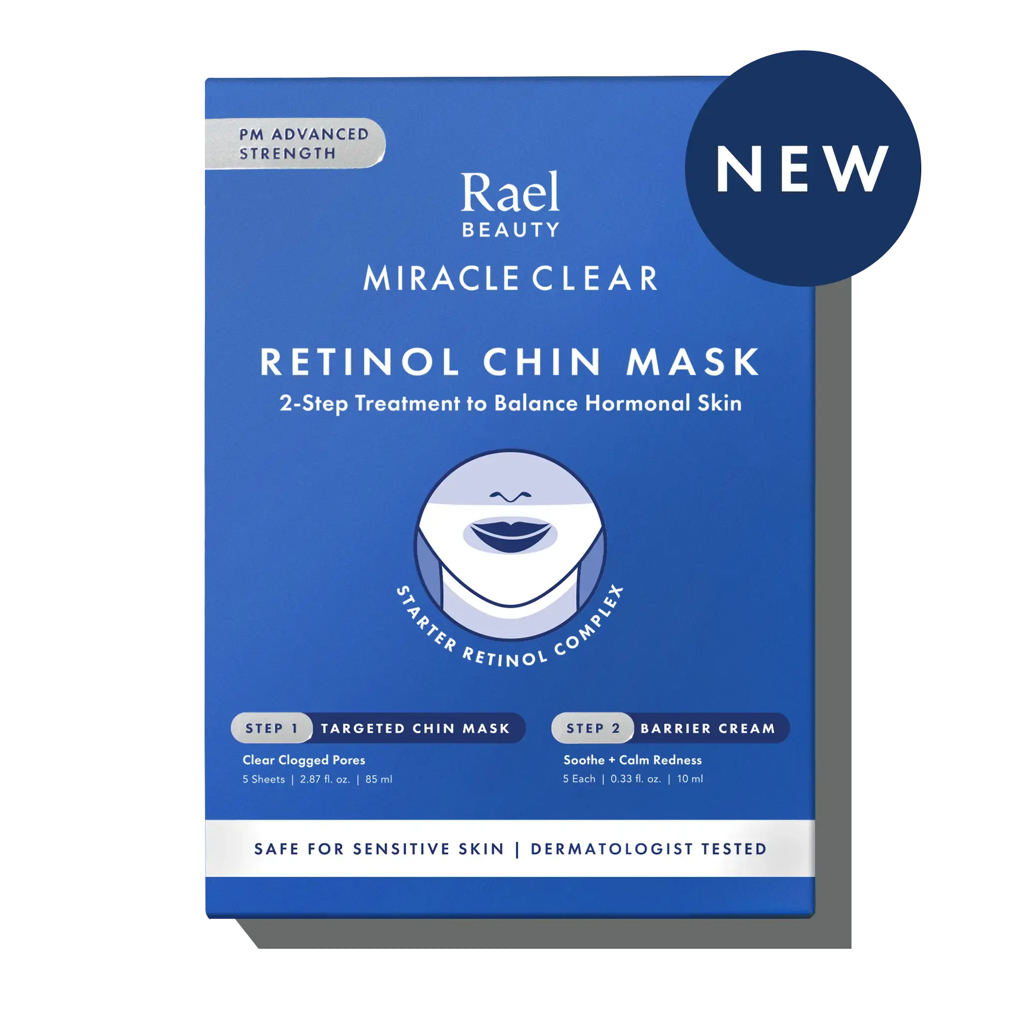 Miracle Clear Retinol Chin Mask 5-Pack Set – Rael