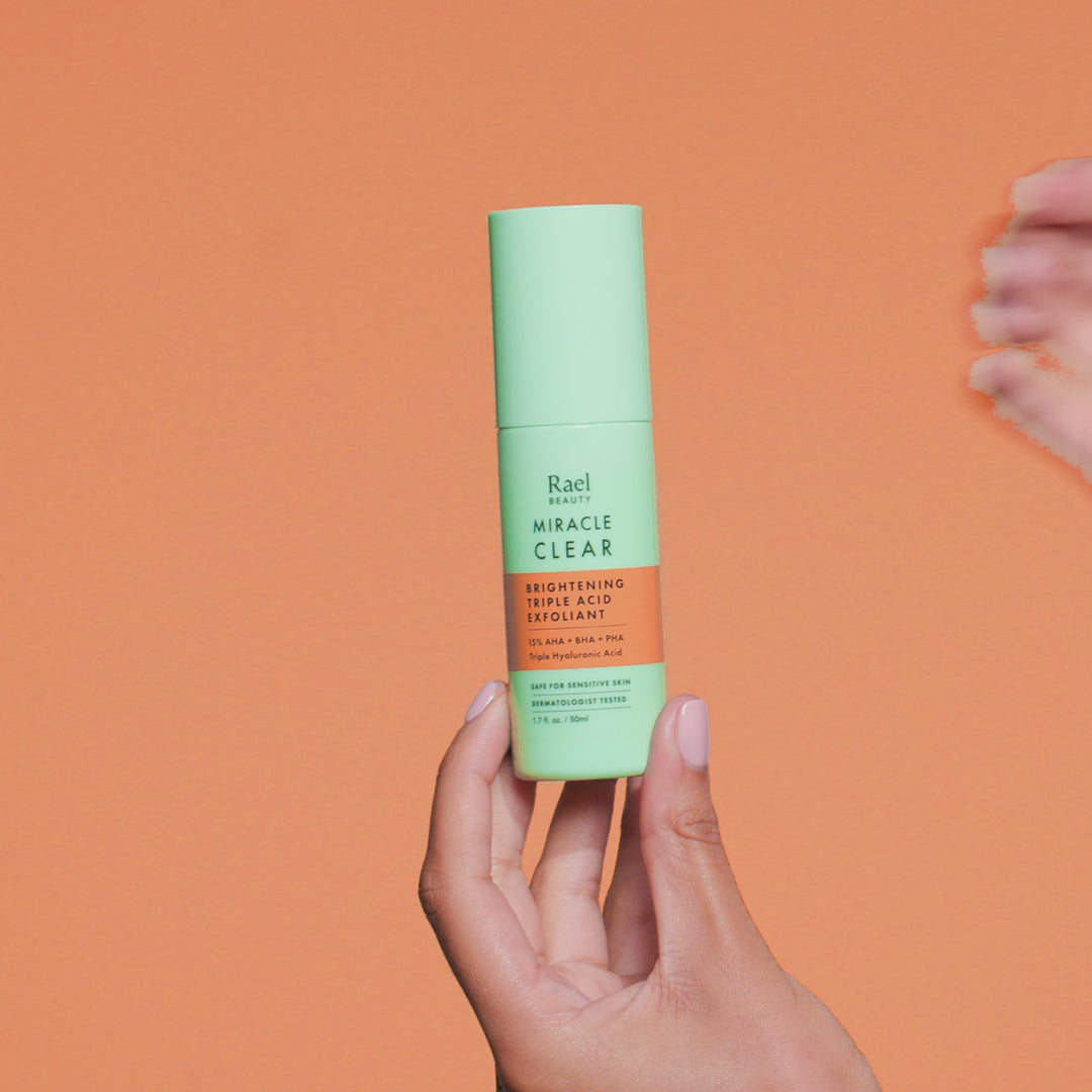 Miracle Clear Brightening Triple Acid Liquid Exfoliator | Rael
