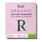 Organic Cotton Core Tampons | Rael